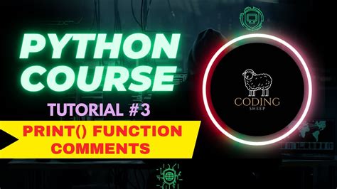 Python Print Function And Comments Explained 2025 Tutorial 3 Youtube