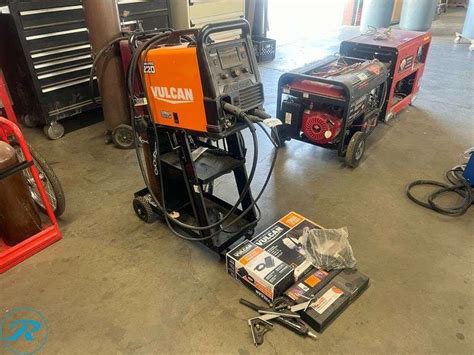 Vulcan Omnipro 220 Welder W Foot Pedal Welding Rod And Accessories Roller Auctions