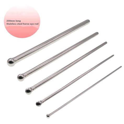 Round Head Long Metal Urethral Dilator Adult Sex Toys For Men And Women