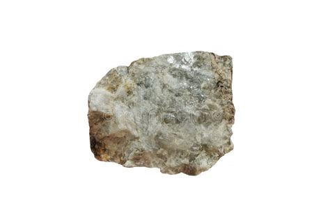 Piedra Mineral Barita En Mano Un Mineral Consistente En Sulfato De