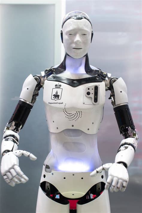 a smart robot artificial intelligence editorial stock image image
