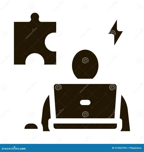 Human Testing Software Icon Vector Glyph Illustration Stock Vector