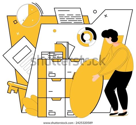 Data Analytics Vector Illustration Data Analytics Stock Vector Royalty Free 2425320589