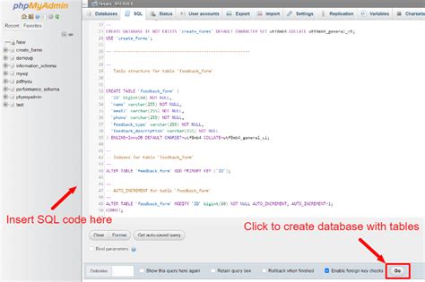 Php Feedback Form
