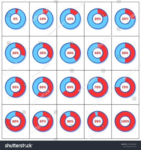 Infographic Pie Chart Set Circle Graphs Stock Vector Royalty Free 1993488548 Shutterstock