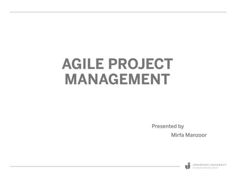 agile methods ppt