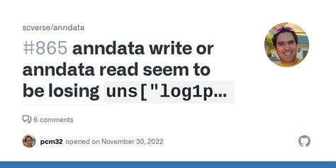 Anndata Write Or Anndata Read Seem To Be Losing Uns Log P Base When Value For Key Base