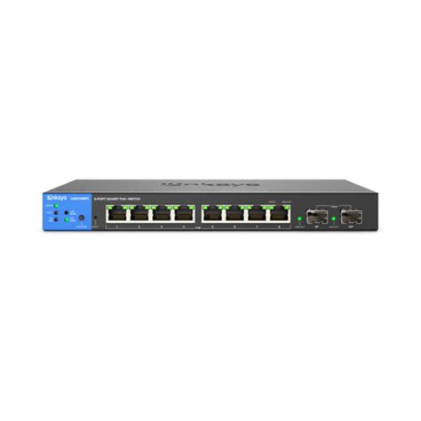 Linksys Business Switch 8 Port 8 Port Managed Gigabit PoE Switch With 2 1G SFP Uplinks 110W