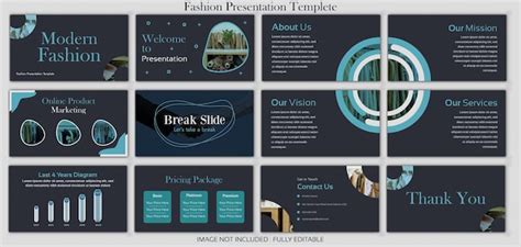 Premium Vector Fashion Powerpoint Vector Slide School Powerpoint Presentation Keynote Beauty