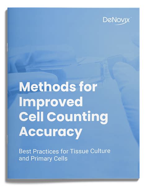 Ebook Methods For Improved Cell Counting Accuracy