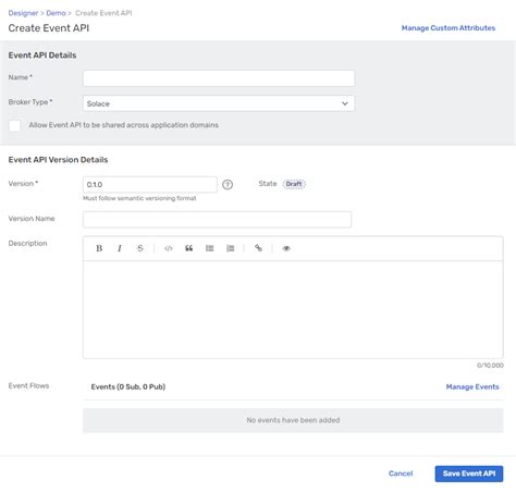 Event APIs