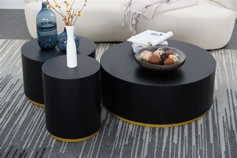 Myhomekeepers Drum 3 Nesting Table Set Wayfair