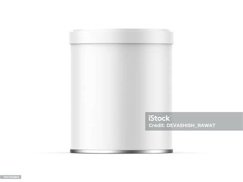 흰색 빈 금속 주석은 고립 된 흰색 배경 3d 렌더링 그림에 모형 할 수 있습니다 0명에 대한 스톡 사진 및 기타 이미지 0명 강철 건강한 식생활 Istock