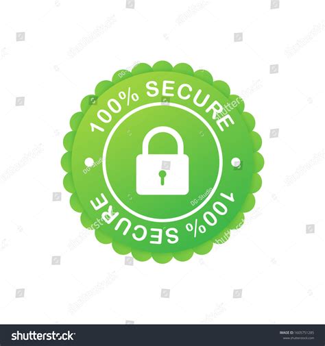 100 Secure Grunge Vector Icon Badge Stock Vector Royalty Free 1605751285 Shutterstock