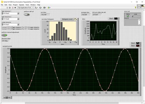 verifying ni fgen synchronization with the ni tclk api and ni scope