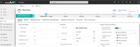 Webinars With Microsoft Teams And Dynamics 365 Marketing Promx