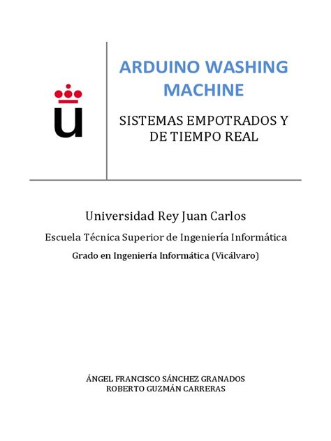 maquina de lavar con arduino pdf diodo emisor de luz bienes