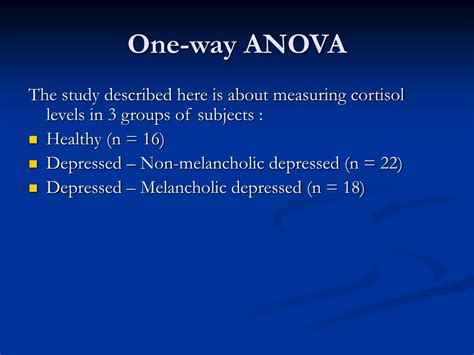 Ppt One Way Analysis Of Variance Powerpoint Presentation Free