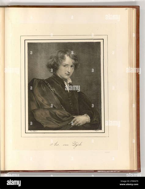 Anthonis Van Dyck Self Portrait Anton Van Dyck Lithography 1801 1844