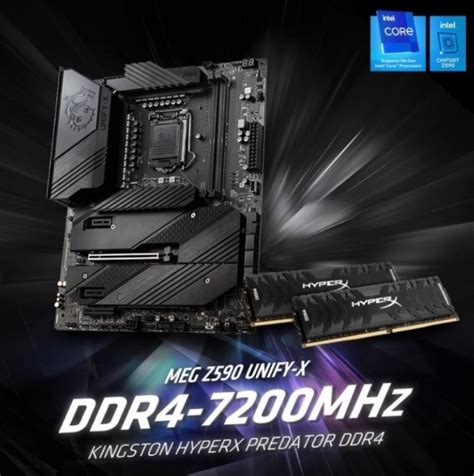 金士頓 Hyperx Predator Ddr4 與 Msi 合力超頻跑出 7200mhz 世界紀錄 T客邦