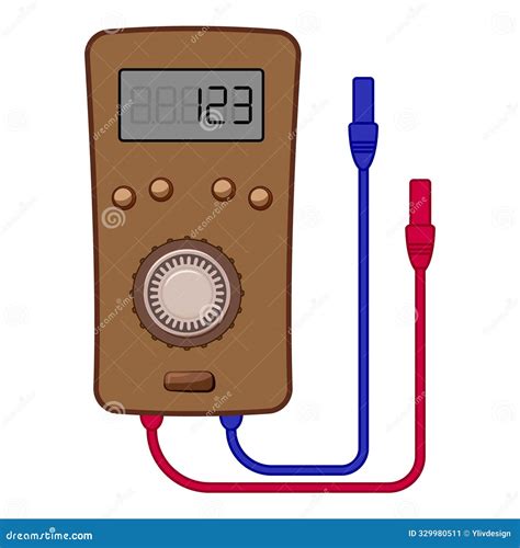 Analog Measuring Device With Buttons And Knobs Showing Current Value On