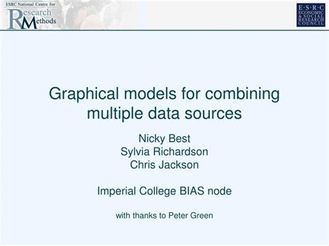 Ppt Graphical Models For Combining Multiple Data Sources Powerpoint