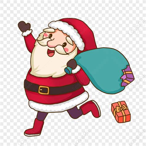 떨어지는 선물 산타 일러스트 클로스생기크리스마스제전 Png 일러스트 무료 다운로드 Lovepik