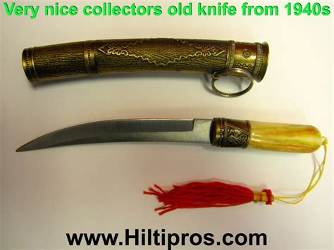 Collectable Antique Knife From The 1940s Very Nice Design Vintage