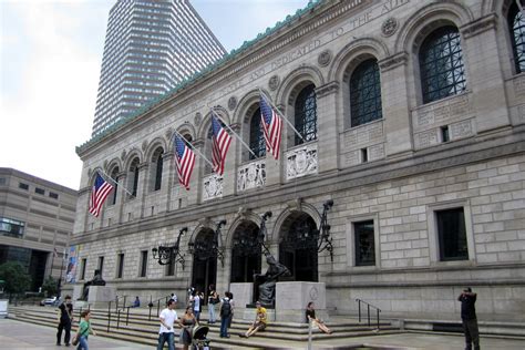 Boston Back Bay Boston Public Library Mckim Building A Photo On