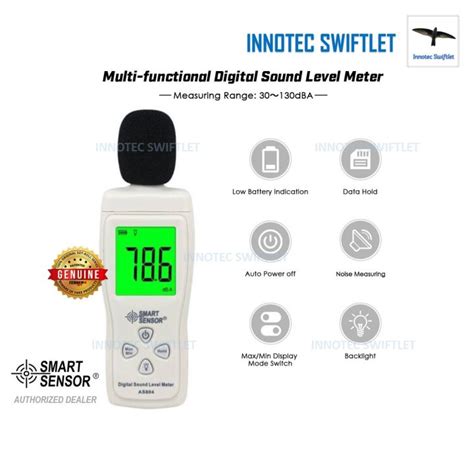 Smart Sensor Digital Sound Level Meter [as804] 音量测试器 Lazada