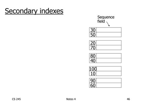 cs 245 database system principles notes 4 indexing ppt download