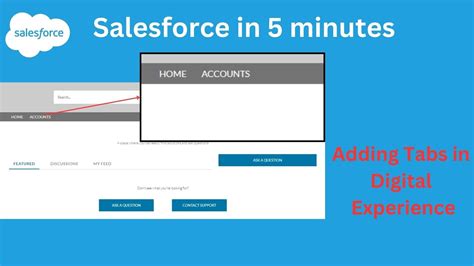 Customize Tabs In Digital Experience Digital Experience Salesforce Tutorial Part 3 Youtube
