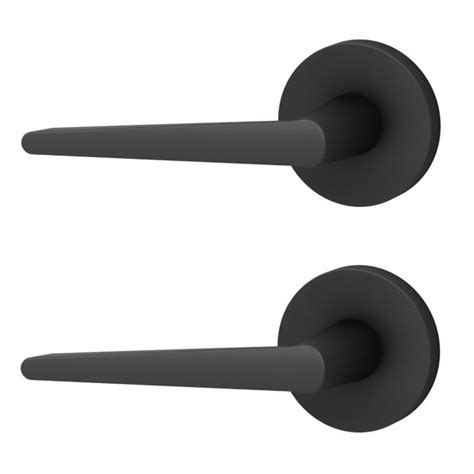 Okun Passage Door Handle With Push Button 2 Pack Wayfair