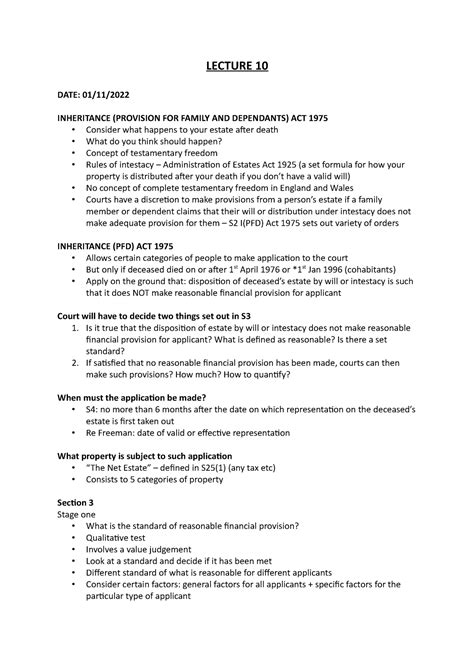Lecture 10 Inheritance Lecture 10 Date 0111 Inheritance