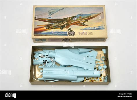 Airfix 1 72 Scale F 111a Plastic Model Construction Kit Showing Parts
