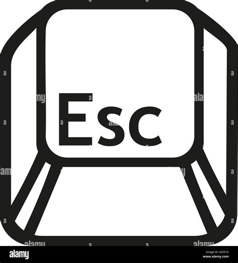 Escape Button Key Stock Photo Alamy