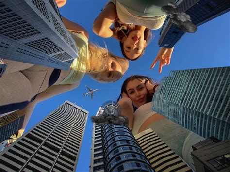 Three Big Girls Looking Down On The City By You9134 On Deviantart