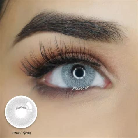 Meetone Penni Gray Yearly Contact Lens Zulu Eden