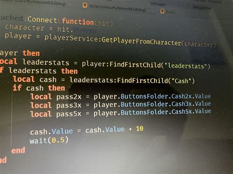 When Pressed On The Button It Is Not Going 0 Scripting Support