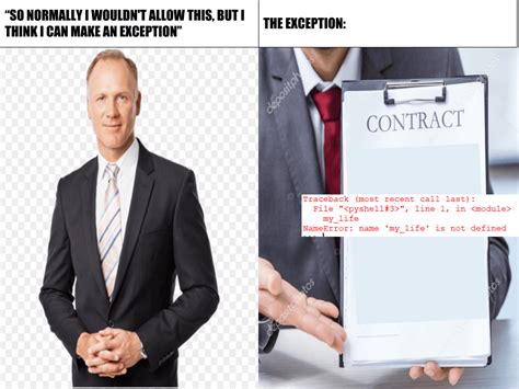the exception r programmerhumor