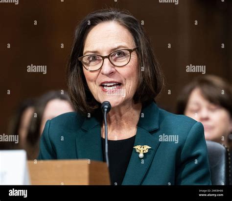 Washington United States 24th Jan 2024 U S Senator Deb Fischer R Ne Speaking At A Senate