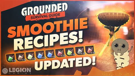 How To Unlock Every Smoothie Recipe Updated Grounded Survival Guide