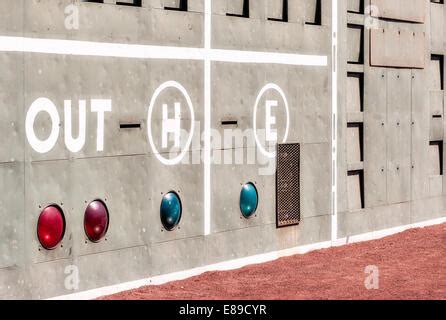 Fenway Parks Green Monster Manual Scoreboard The Green Monster Is A
