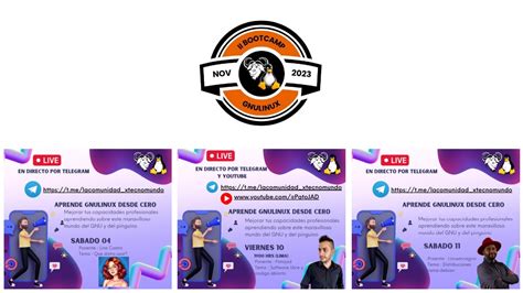 Seminario Sobre Gnulinux En Telegram Durante Noviembre 2023
