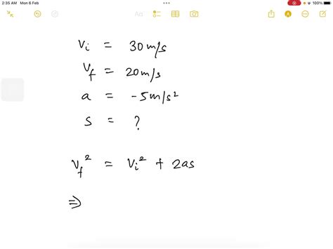 Solved A Body Moving Along A Straight Line At 30 M S Undergoes An