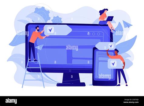 Cross Platform Software Concept Vector Illustration Stock Vector Image And Art Alamy