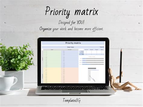 Priority Matrix Spreadsheet Effective Task Management Eisenhower Priority And Task Planning Task