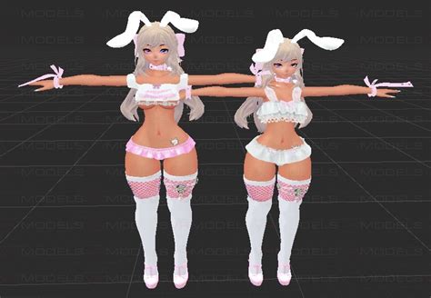 Bunny Bimbos Vrmodels 3d Models For Vr Ar And Cg Projects