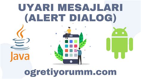 Android Mobil Programlama Dersleri Java And Kotlin 30 Java Uyarı Mesajı
