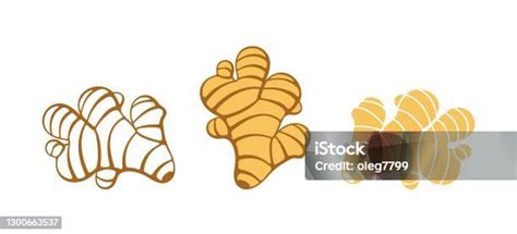 Logo Jahe Jahe Terisolasi Di Latar Belakang Putih Ilustrasi Stok Unduh Gambar Sekarang Jahe